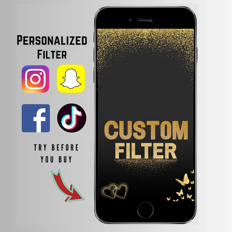 Personalized Snapchat Filter, Snapchat Lens, Geofilter, Personalized ...