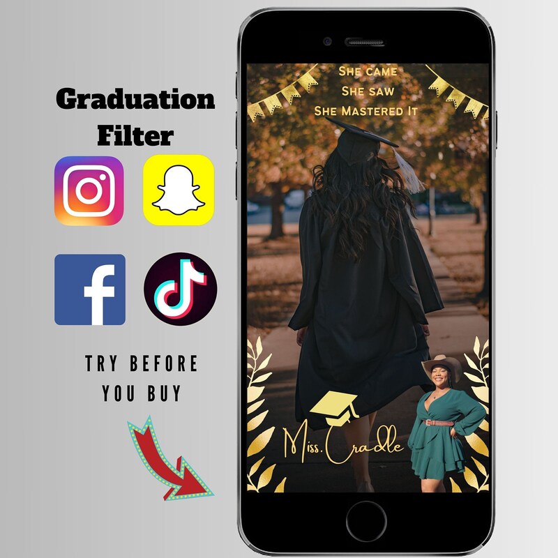 Graduation Geofilter - Etsy