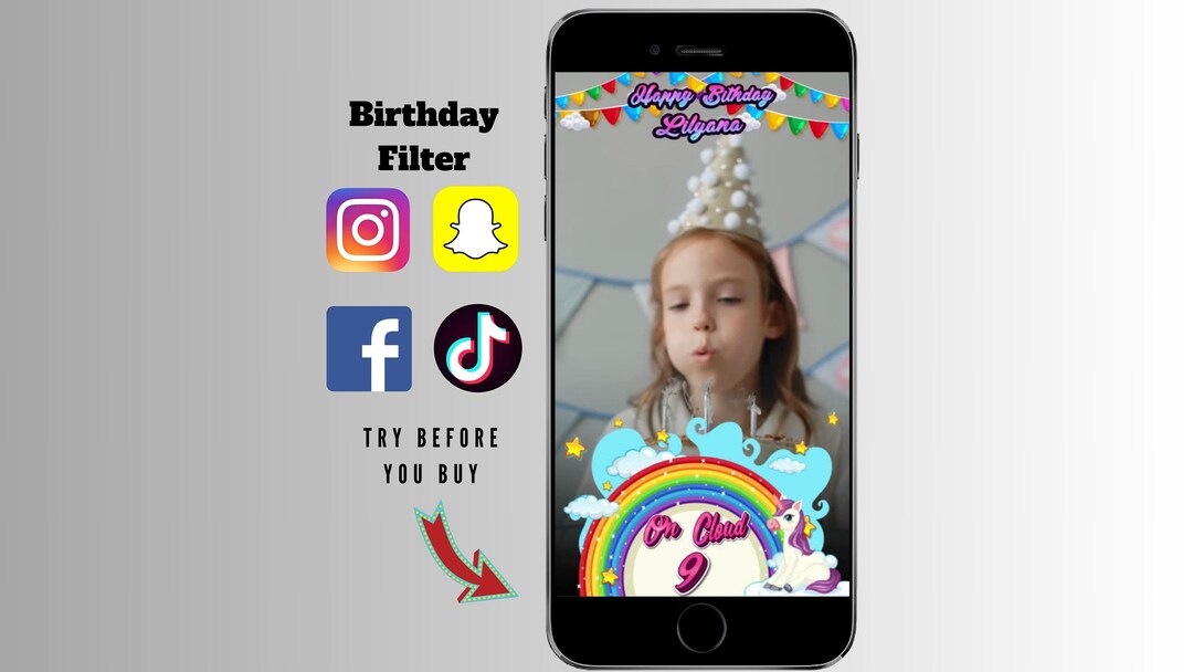 Cloud 9 Birthday Snapchat Filter, Instagram Filter, Geofilter ...