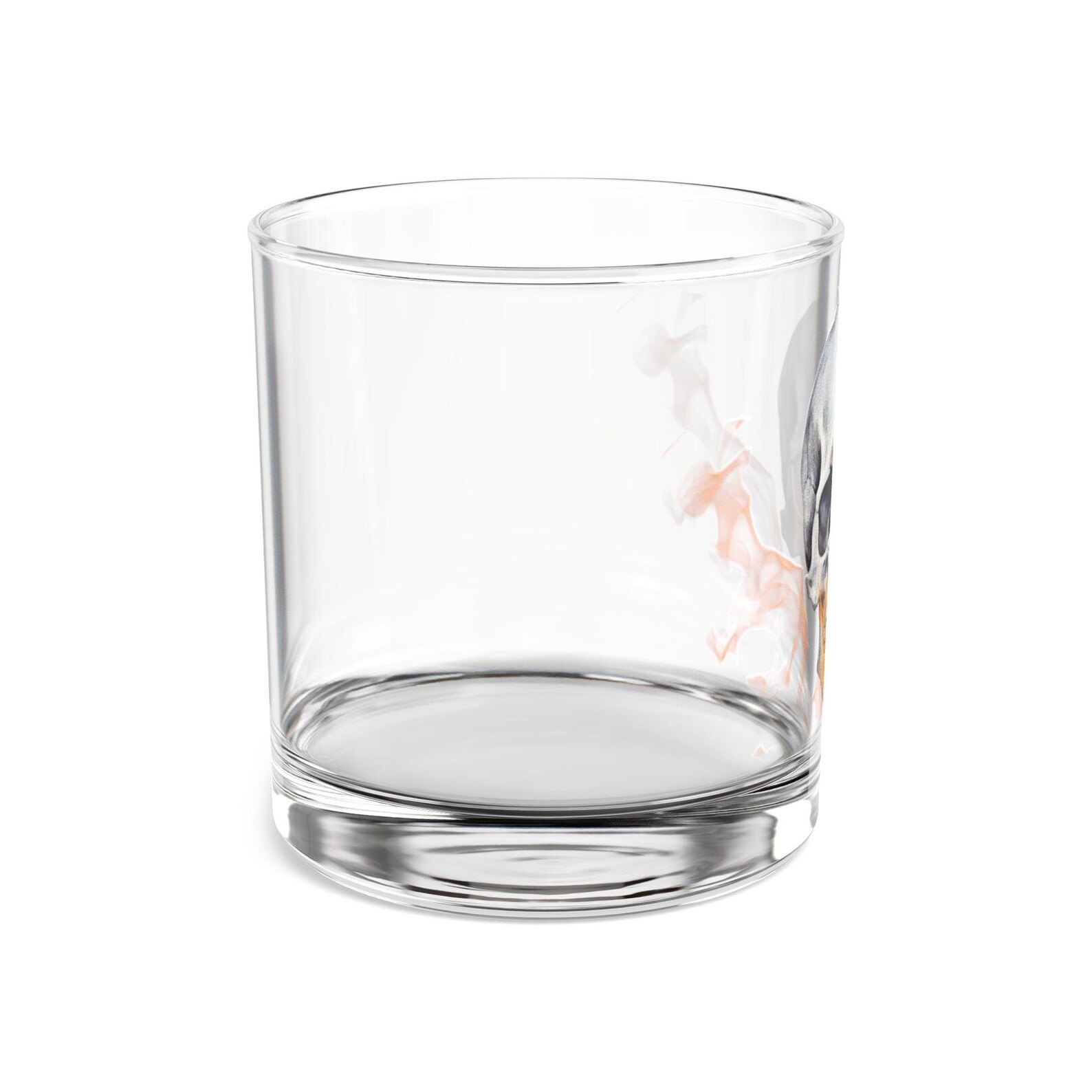 Flame Skull Rocks Glass 10oz Halloween Whiskey Glass, Perfect for ...