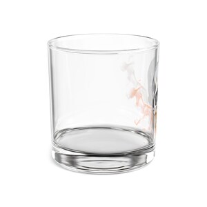 Flame Skull Rocks Glass 10oz Halloween Whiskey Glass, Perfect for ...
