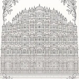 Wonders of India: A Cultural Journey – 27-page Printable Adult Coloring ...