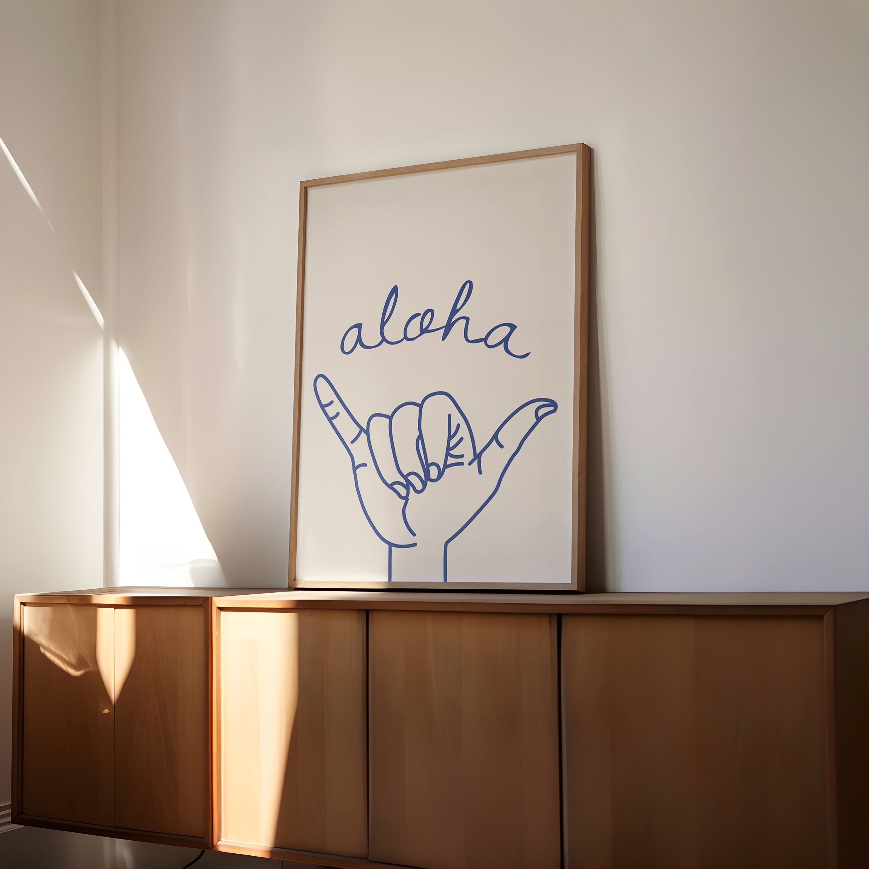 Aloha Wall Art Beachy Art Prints Coastal Cowgirl Wall Art College Dorm ...