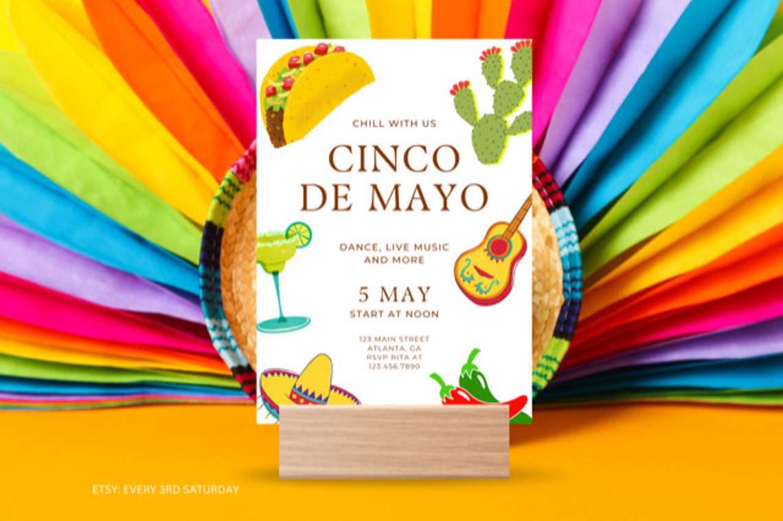 Cinco De Mayo Party Fiesta Party May 5th Party Taco Party Let's Fiesta ...