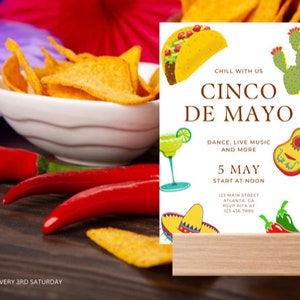Cinco De Mayo Party Fiesta Party May 5th Party Taco Party Let's Fiesta ...