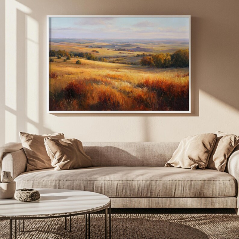 Flint Hills Canvas, Tallgrass Prairie National Preserve Wall Art ...