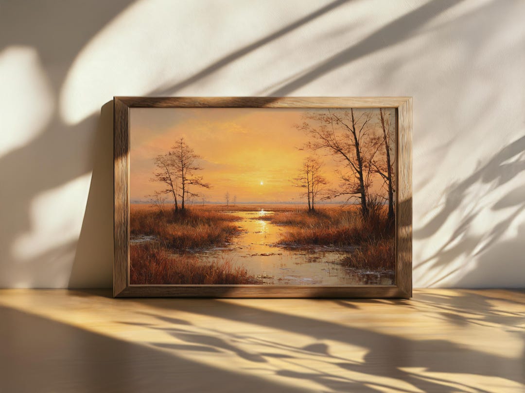 Printable Everglades National Park Painting, Florida Tropical Wetland ...