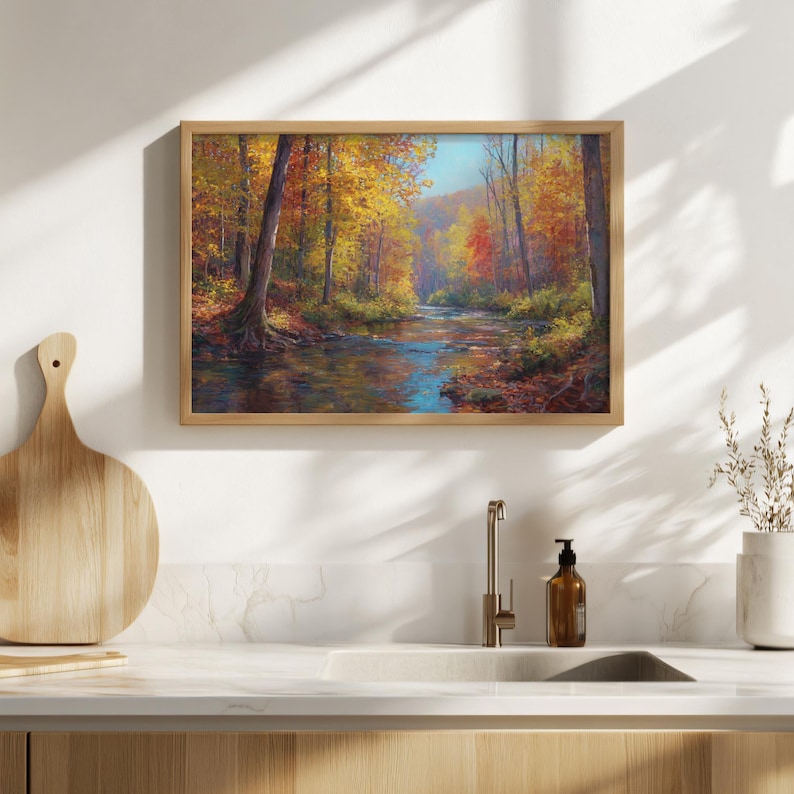Printable Cuyahoga Valley National Park Painting, Cuyahoga River Wall ...