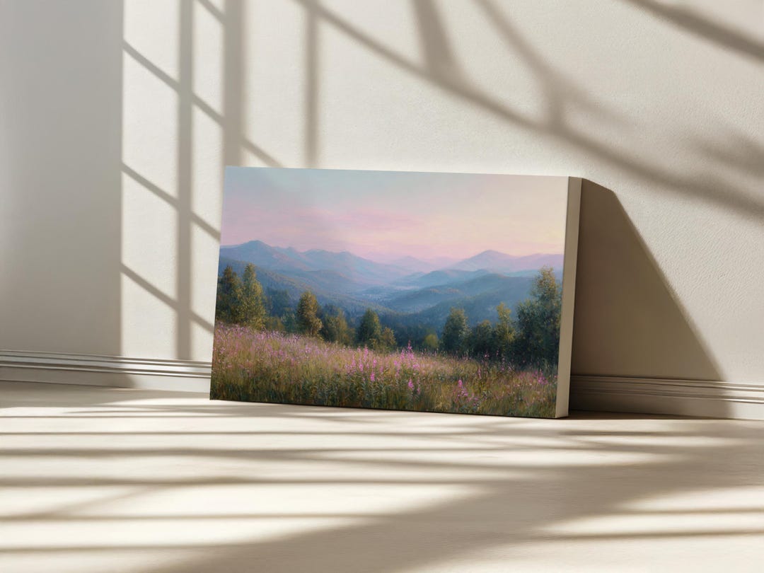 Adirondack Mountains Sunrise Canvas, Adirondack High Peaks Wall Art ...