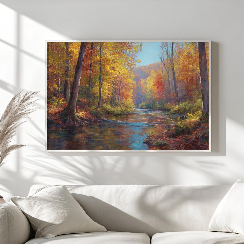 Printable Cuyahoga Valley National Park Painting, Cuyahoga River Wall ...