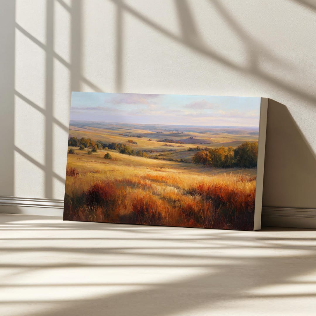 Flint Hills Canvas, Tallgrass Prairie National Preserve Wall Art ...