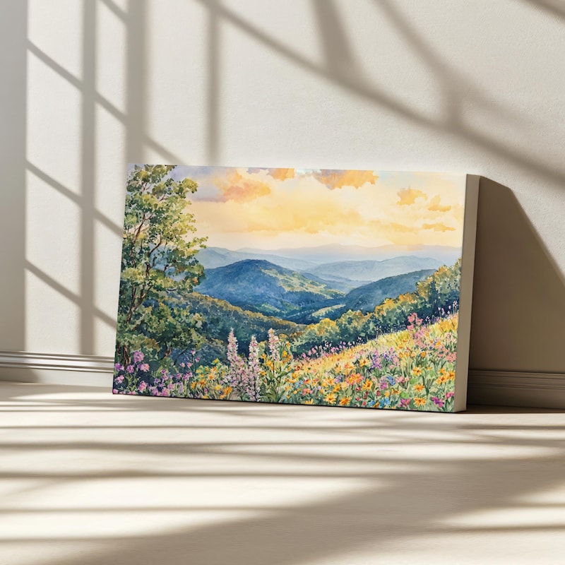 Blue Ridge Virginia Print - Etsy
