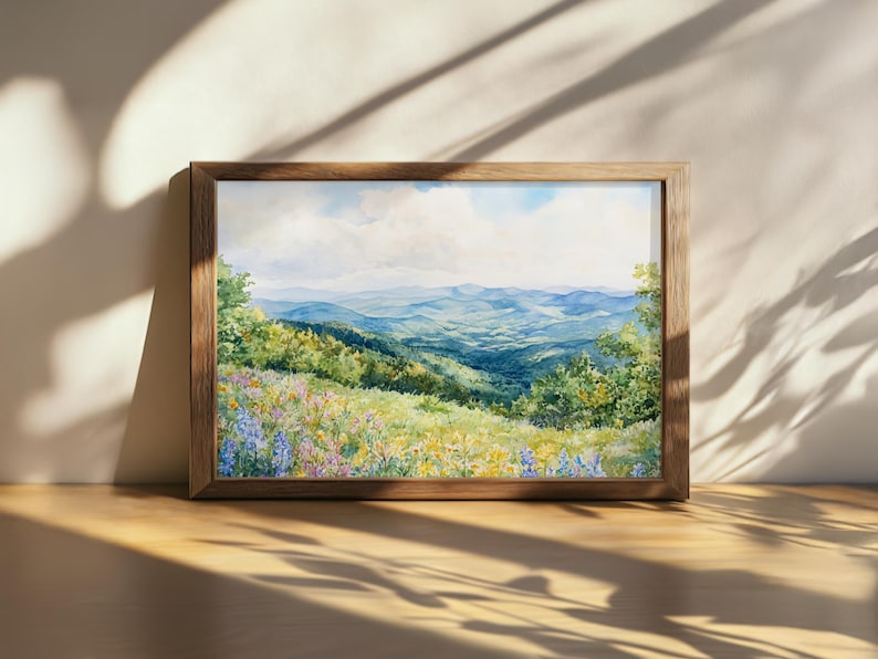 Cuadro imprimible del Parque Nacional Shenandoah, arte mural de las ...