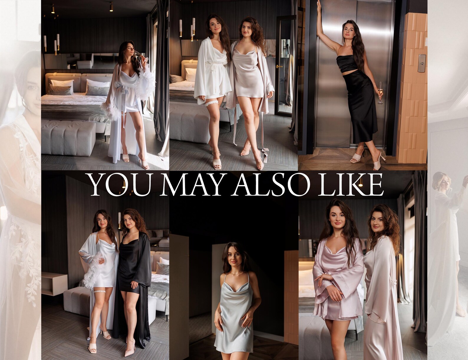 Ivory Robes Wedding Party, Bridesmaid Robes Satin, Bridesmaids Satin ...