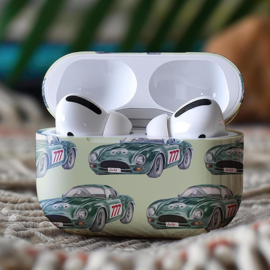 Green Car Airpods Case: Stylish Tech Accessory - Etsy