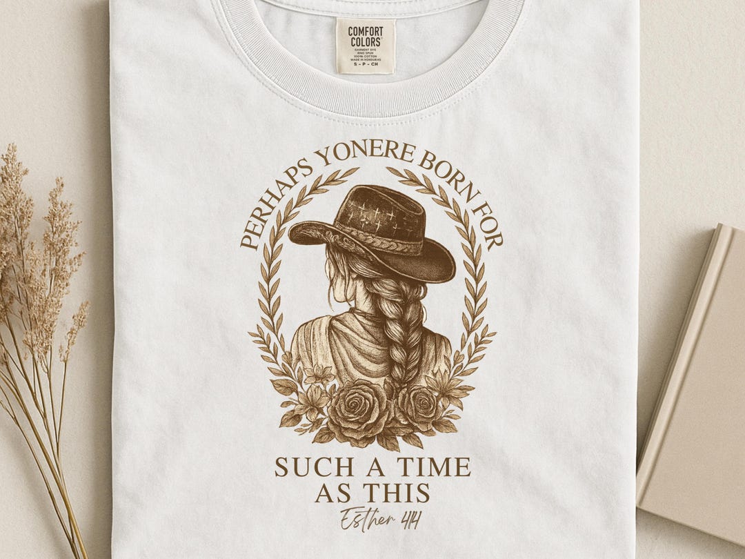 Esther 4:14 Png Design With Western Boho Cowgirl Aesthetic - Etsy