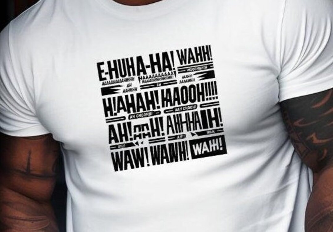Mute Rapper MC Baba T-shirt Design Featuring Viral Rap Phrases - Etsy
