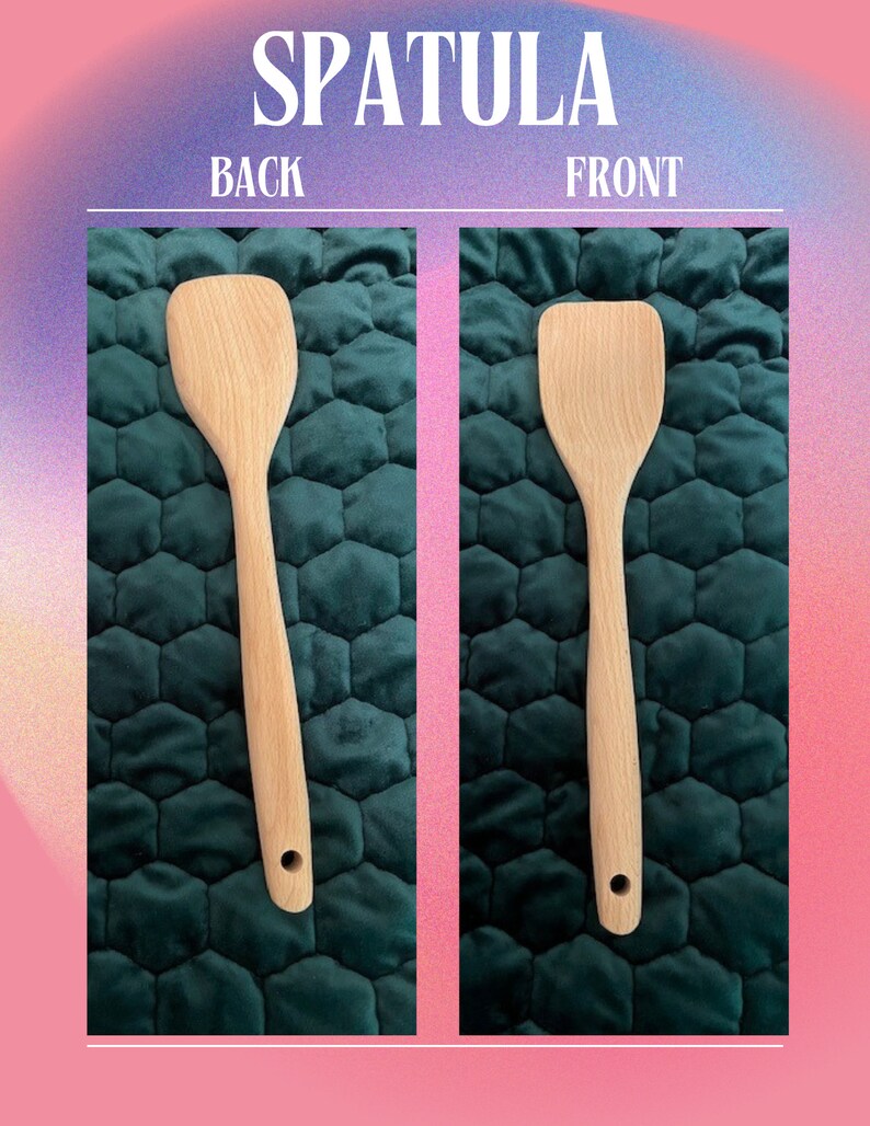 Hand Burned Honey Bee Spatula or Spoon - Unique Kitchen Utensil and ...