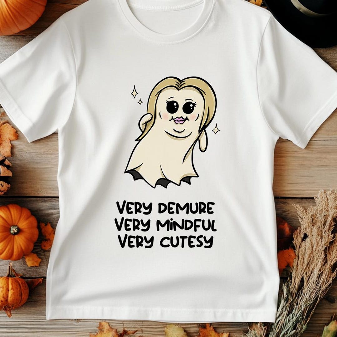 Very Demure Ghost Printable PNG, Halloween Print Png, Funny Halloween ...