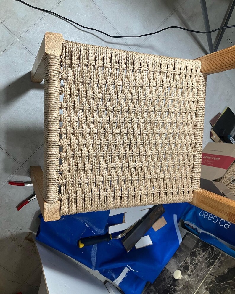 Danish Weaving Corner Chair - Etsy