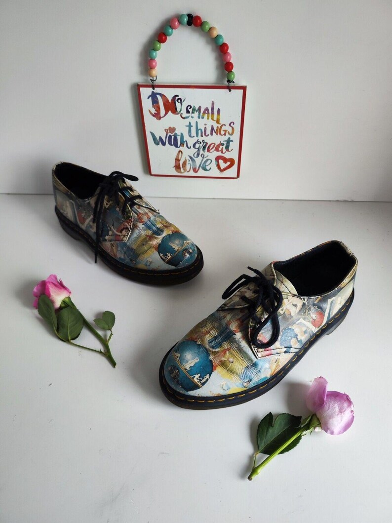 Dr Martens 1461 Hieronymus Bosch Heaven Hell Pascal Garden Earth Boots ...