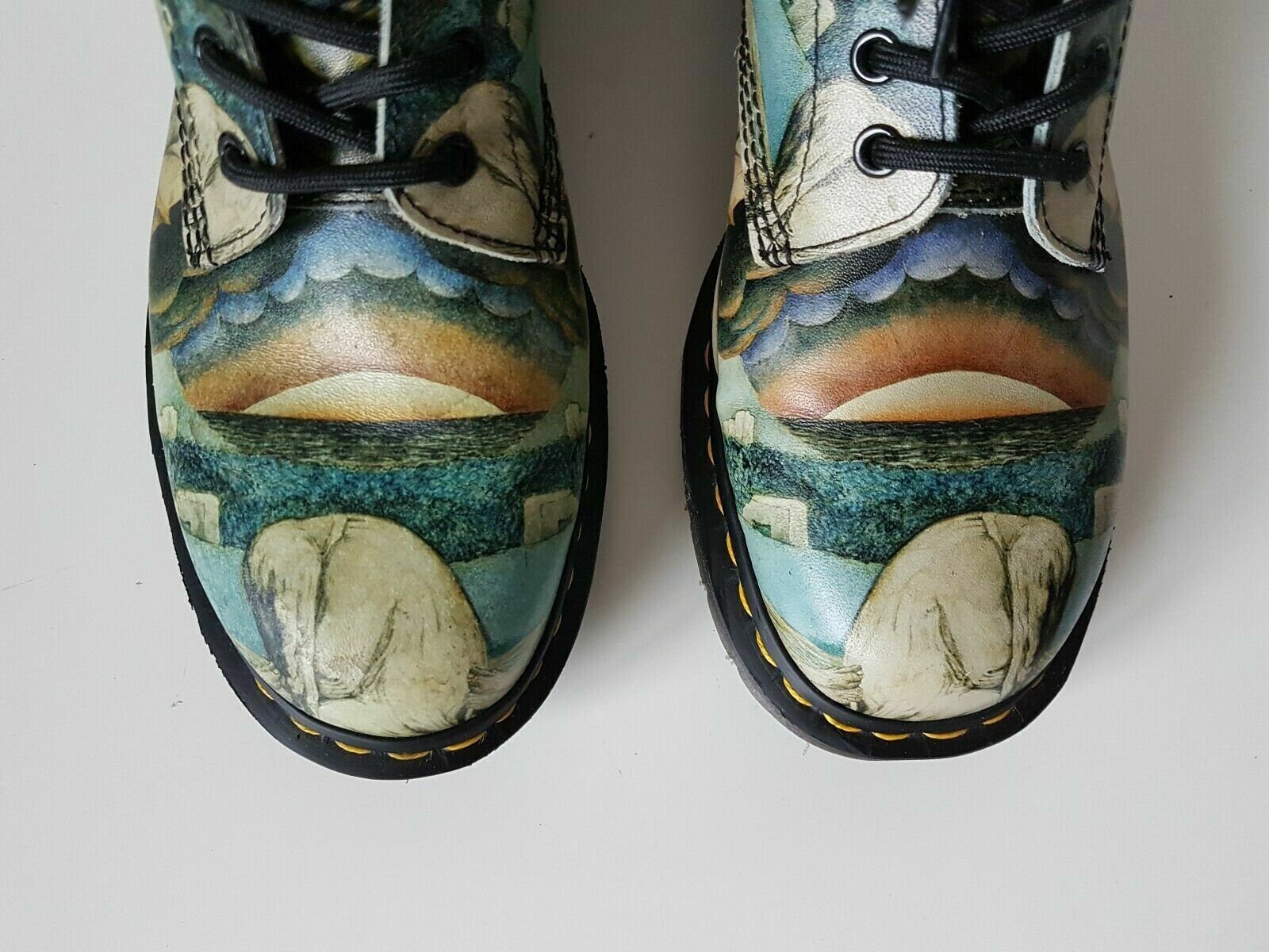 Rare Dr Martens 1460 Tate William Blake Satan Museum Artist Boots UK9 ...