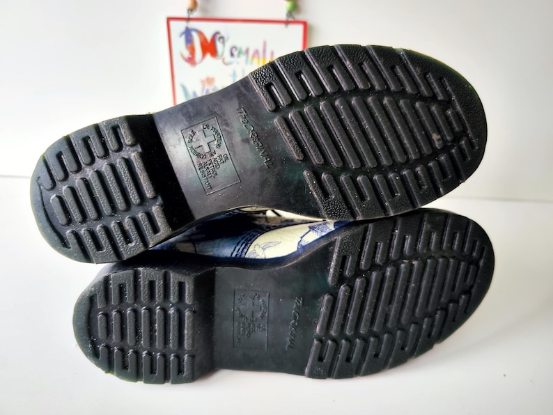 Dr Doc Martens 1460 8 Eye Willow China Plate Porcelain Suede UK5 EU38 - Etsy