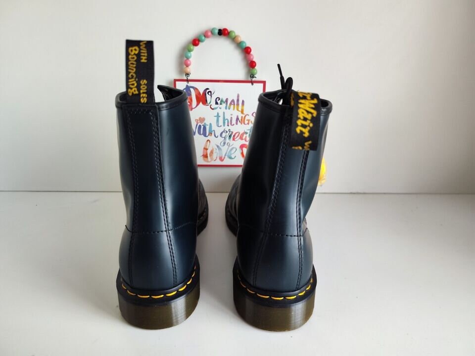 Brand New Dr Martens 1460 Marine Blue Leather Ankle Boot UK11.5 EU46.5 ...