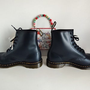 Brand New Dr Martens 1460 Marine Blue Leather Ankle Boot UK11.5 EU46.5 ...