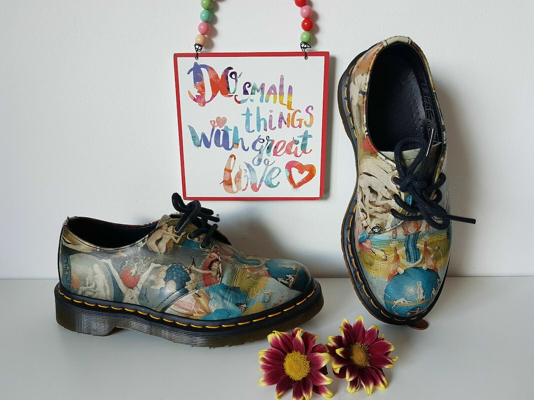 Dr Martens 1461 Bosch Heaven Hell Pascal Garden of Earth Shoes UK3 EU36 ...