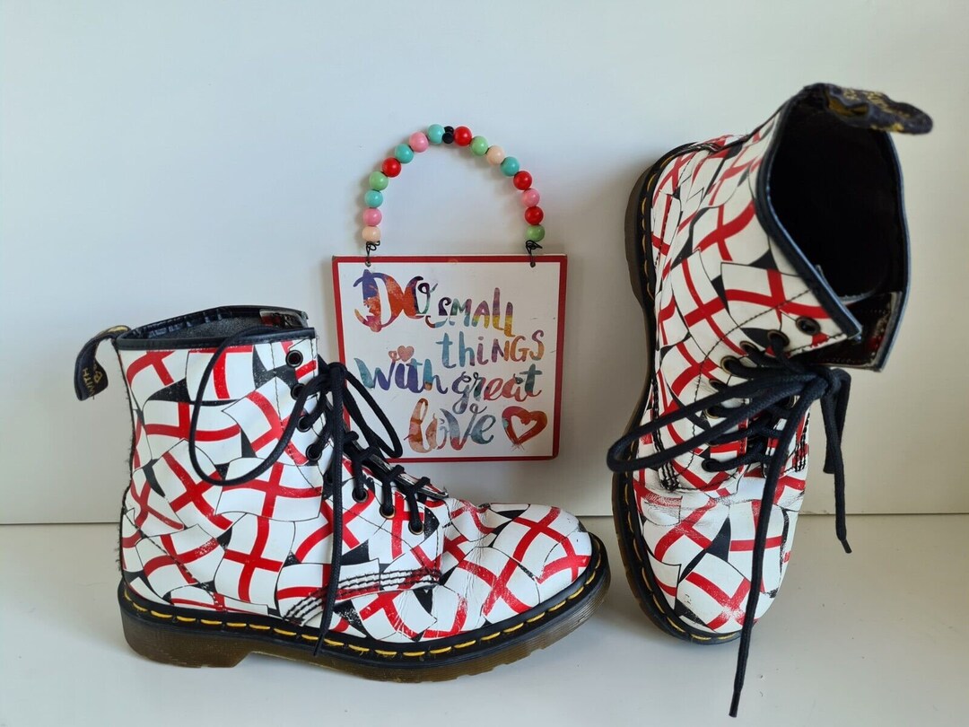 Dr. Martens 1460 Anarchy Union Jack Boots, UK 8 - Etsy