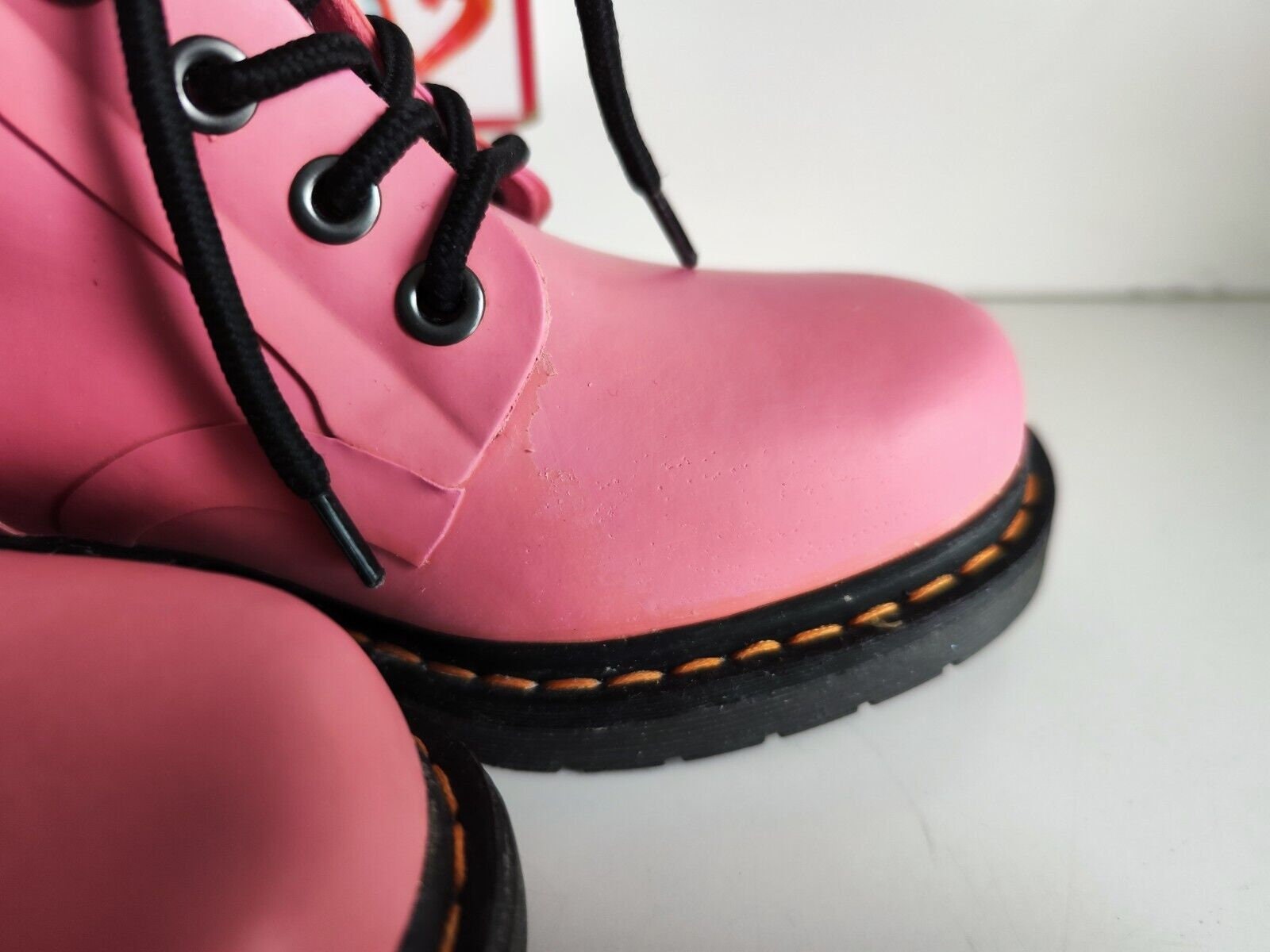 Dr Martens Drench Wellington Festival Rain Wellies Welly Pink Boots UK4 ...