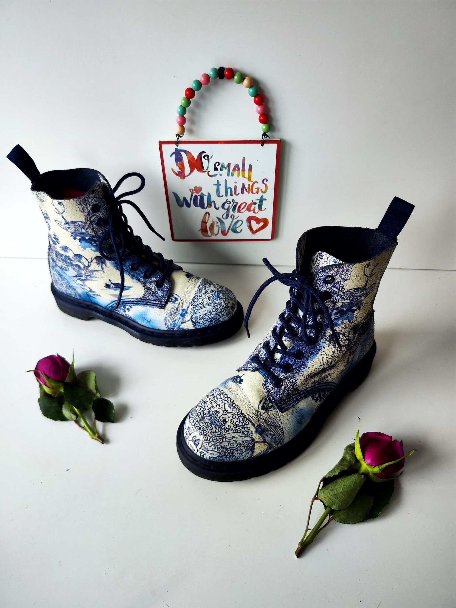Dr Doc Martens 1460 8 Eye Willow China Plate Porcelain Suede UK5 EU38 ...