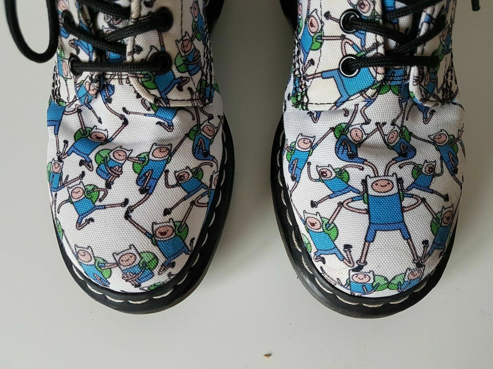 Dr. Martens 1460 Adventure Time Boots, Finn Print (UK 5 / US 7W) - Etsy