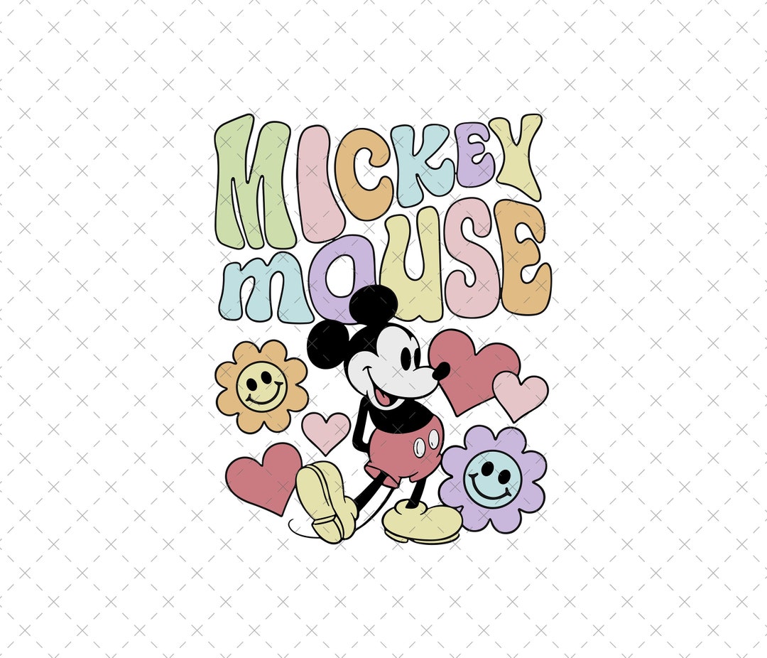 Mickey Mouse Tshirt Design, Mickey Mouse Retro Classic, Magic Kingdom ...
