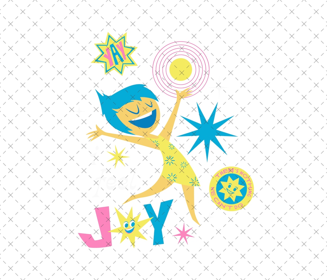 Inside Out Joy Svg, Inside Out SVG, Inside Out Characters Svg, Inside ...