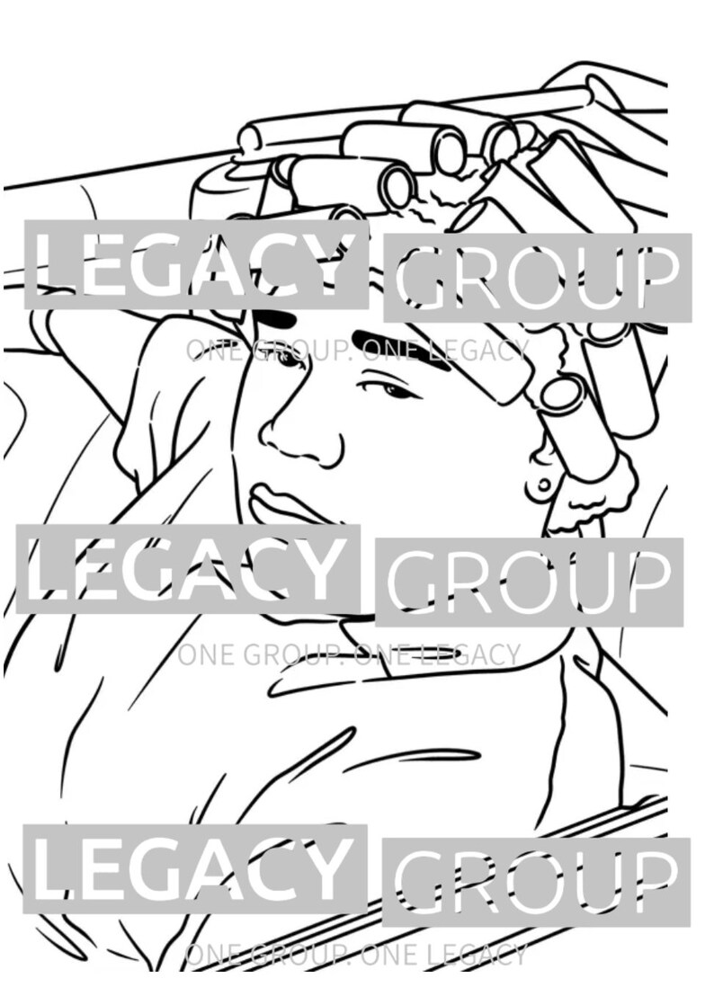 Pre Drawn Outline Canvas DIY* Instant Download* DIY Canvas* Party ...