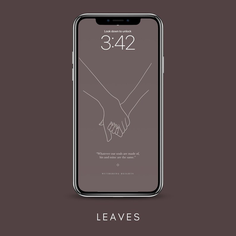 Wuthering Heights Wallpaper Emily Bronte Color: Mist - Etsy