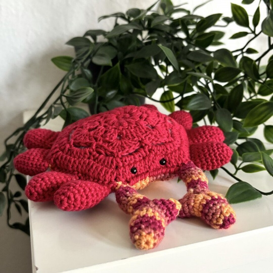 Amigurumi Crochet Crab Pdf Pattern Amigurumi Crochet Crab Knitting Crab ...