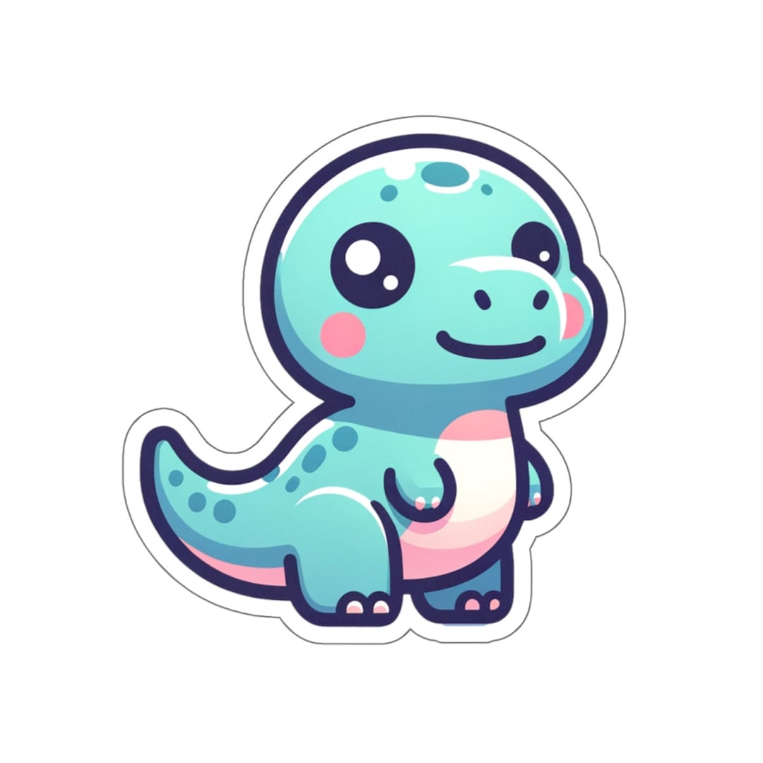 Cute Kawaii Dinosaur Sticker Chibi Anime Adorable Sticker Great for ...
