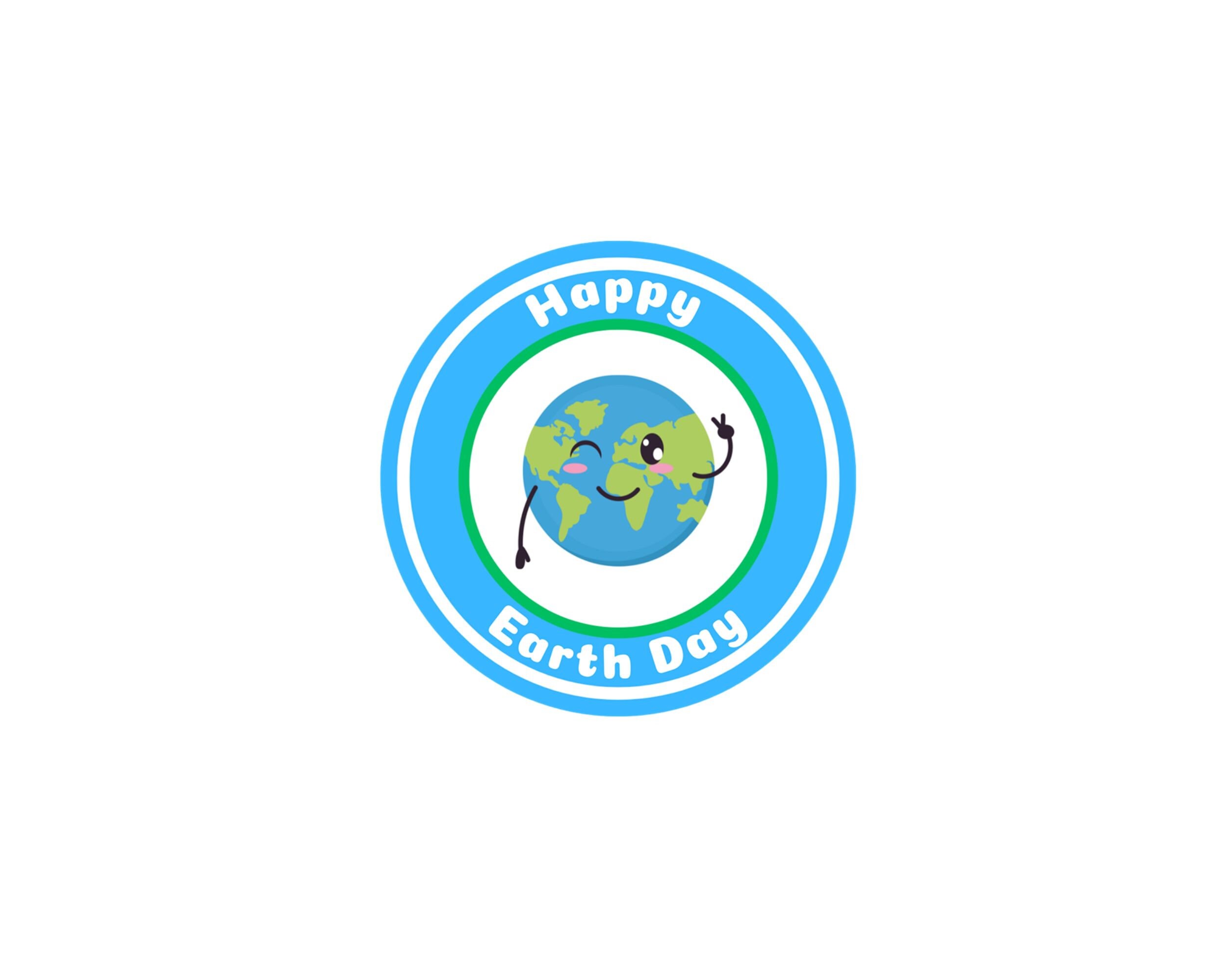 Printable Earth Day Sticker, Earth Day Sticker for Kids, Earth Day ...