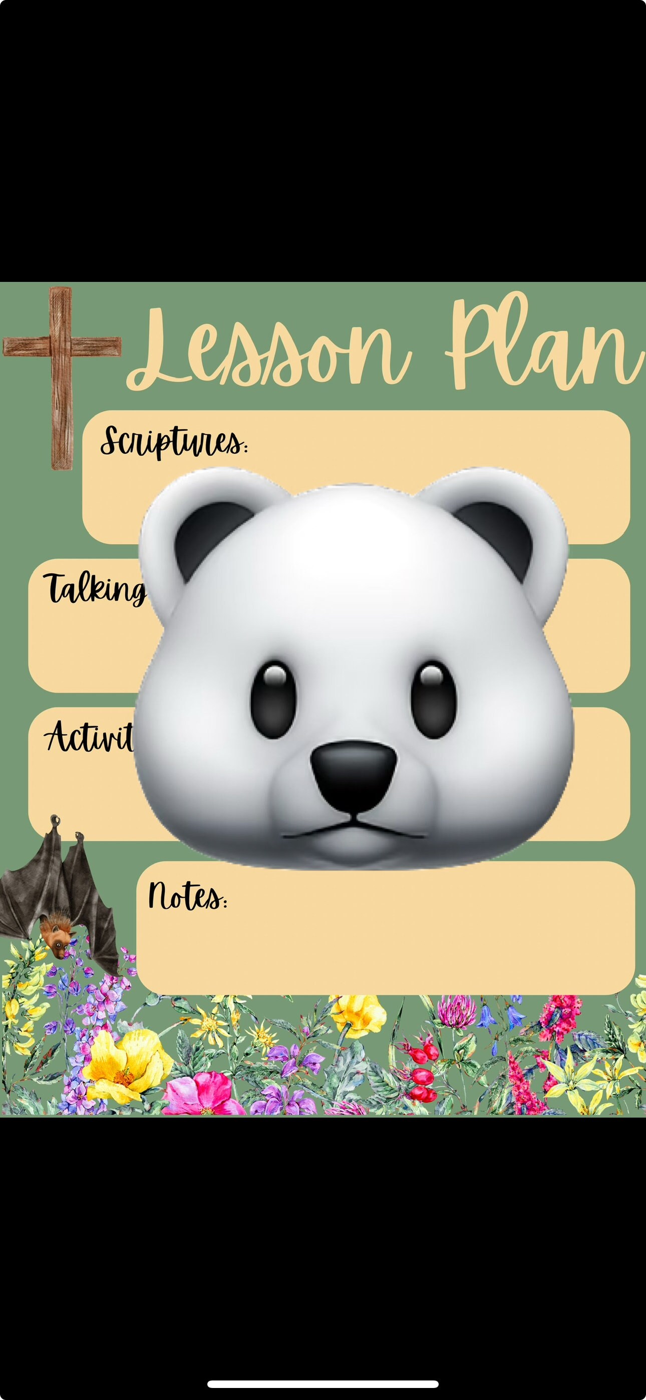 Sunday School Lesson Plan Bible Study Lesson Plan Pollinator Theme ...