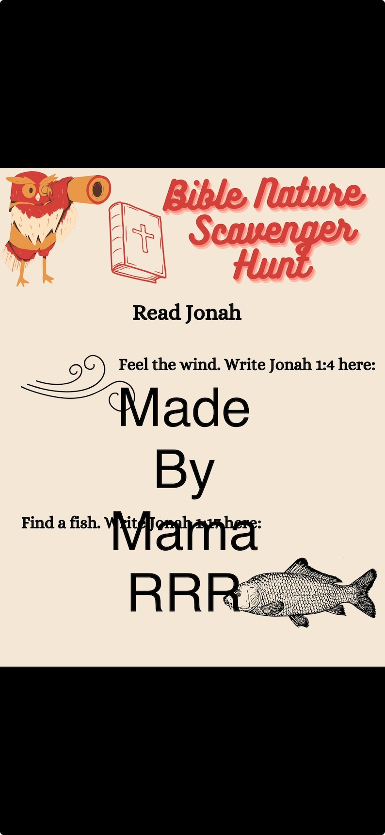 Bible Nature Scavenger Hunt - Etsy