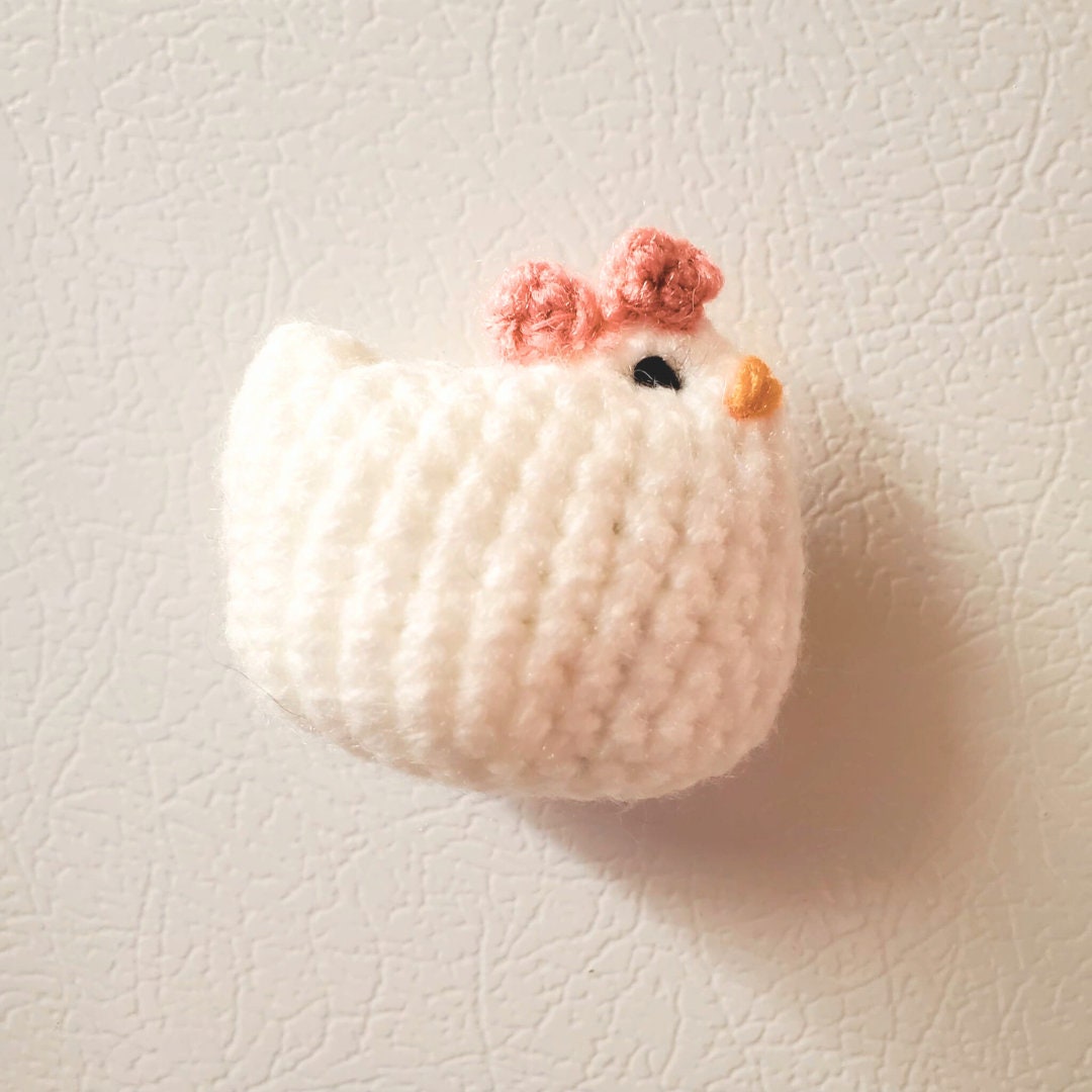 Easy Crochet Hen Magnet Pattern, Crochet Magnet, Amigurumi Crochet ...