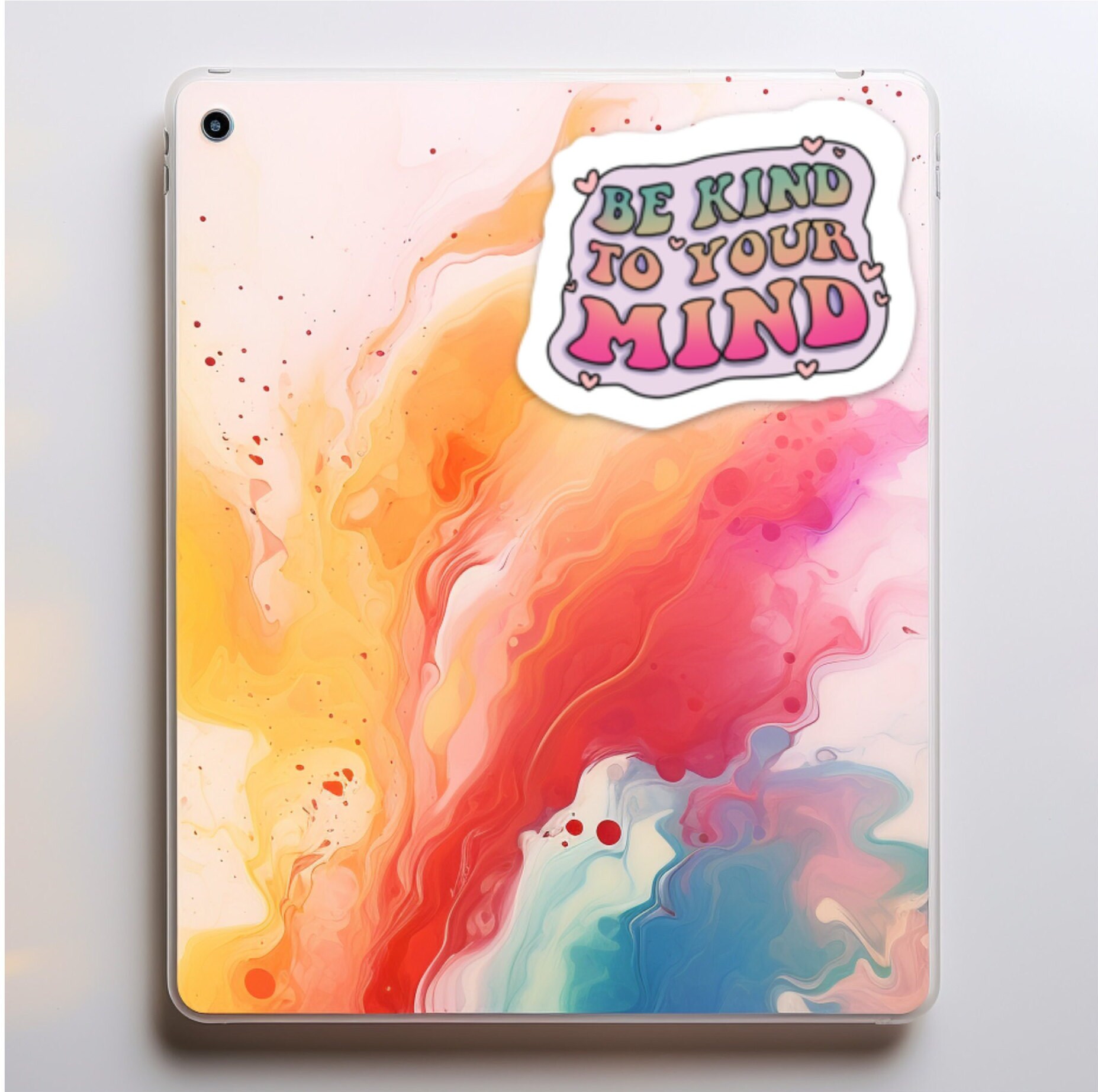 Retro Be Kind to Your Mind Mental Health Sticker Neurodivergent Sticker ...
