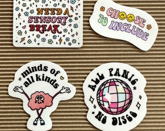 Sensory Seeker Sticker, Neurodiversity Sticker, Neurodiversity ...