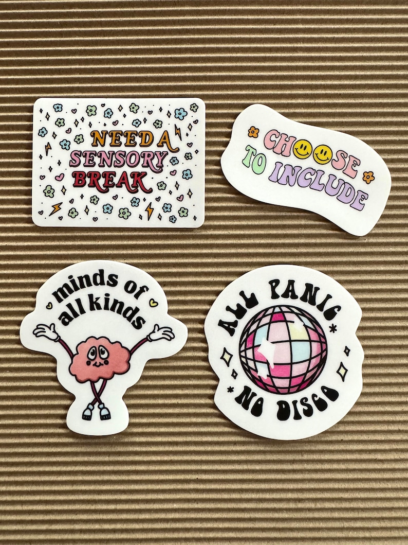 Mental Health Sticker Pack | Autism Acceptance | Neurodiversity ...