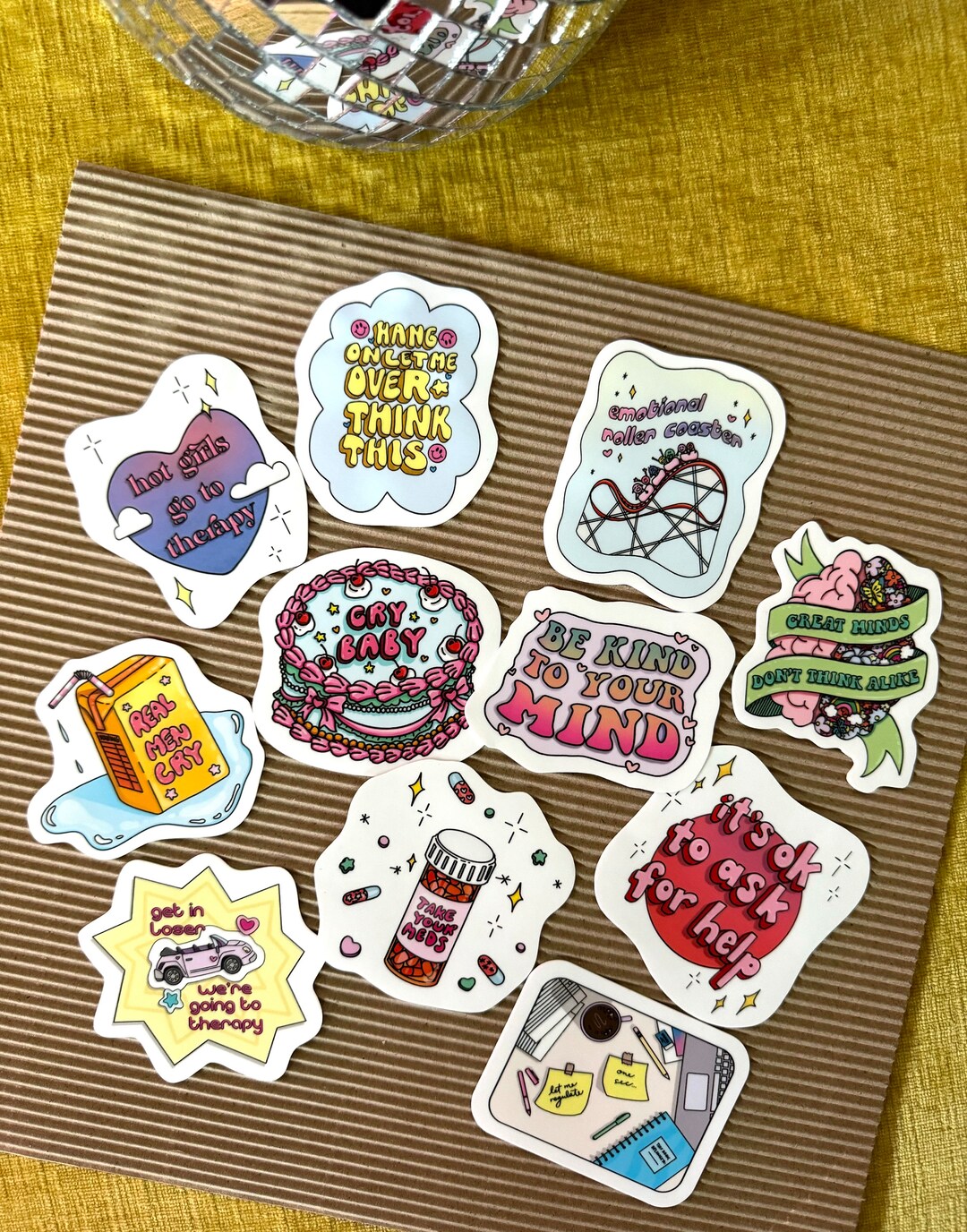 Choose Your Own Vinyl Sticker Pack: Mental Health & Neurodiversity - Etsy