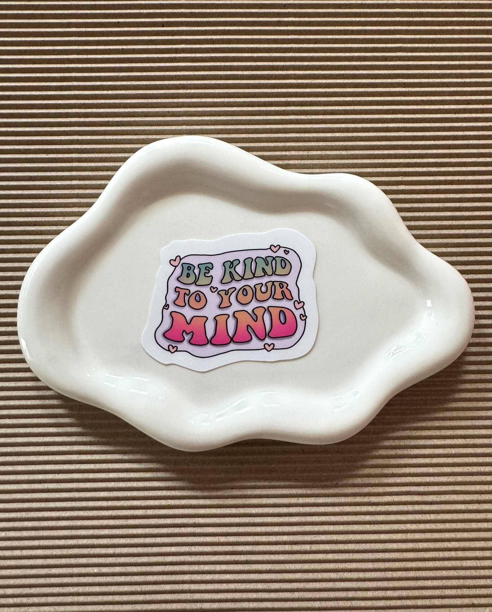 Retro Be Kind to Your Mind Mental Health Sticker Neurodivergent Sticker ...