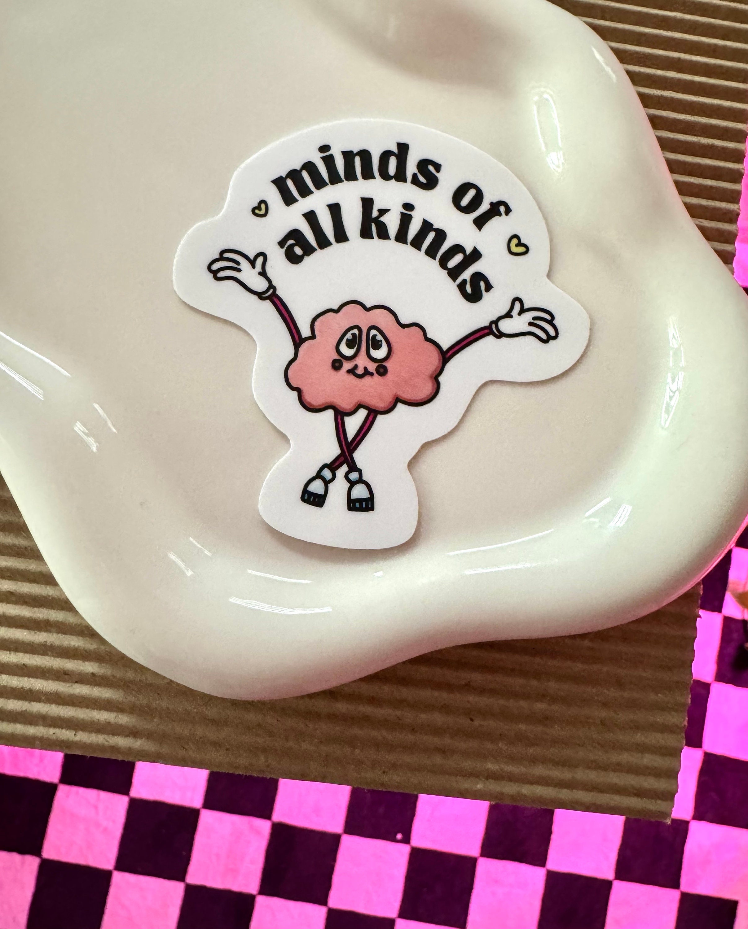 Neurodivergent Mental Health Sticker, Neurodivergent Sticker for Water ...